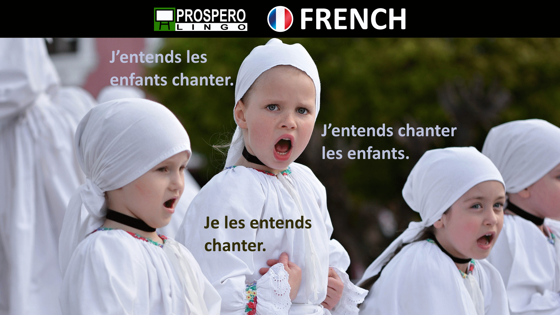 Je te vois venir – Infinitives as Objects in French - Prospero Lingo